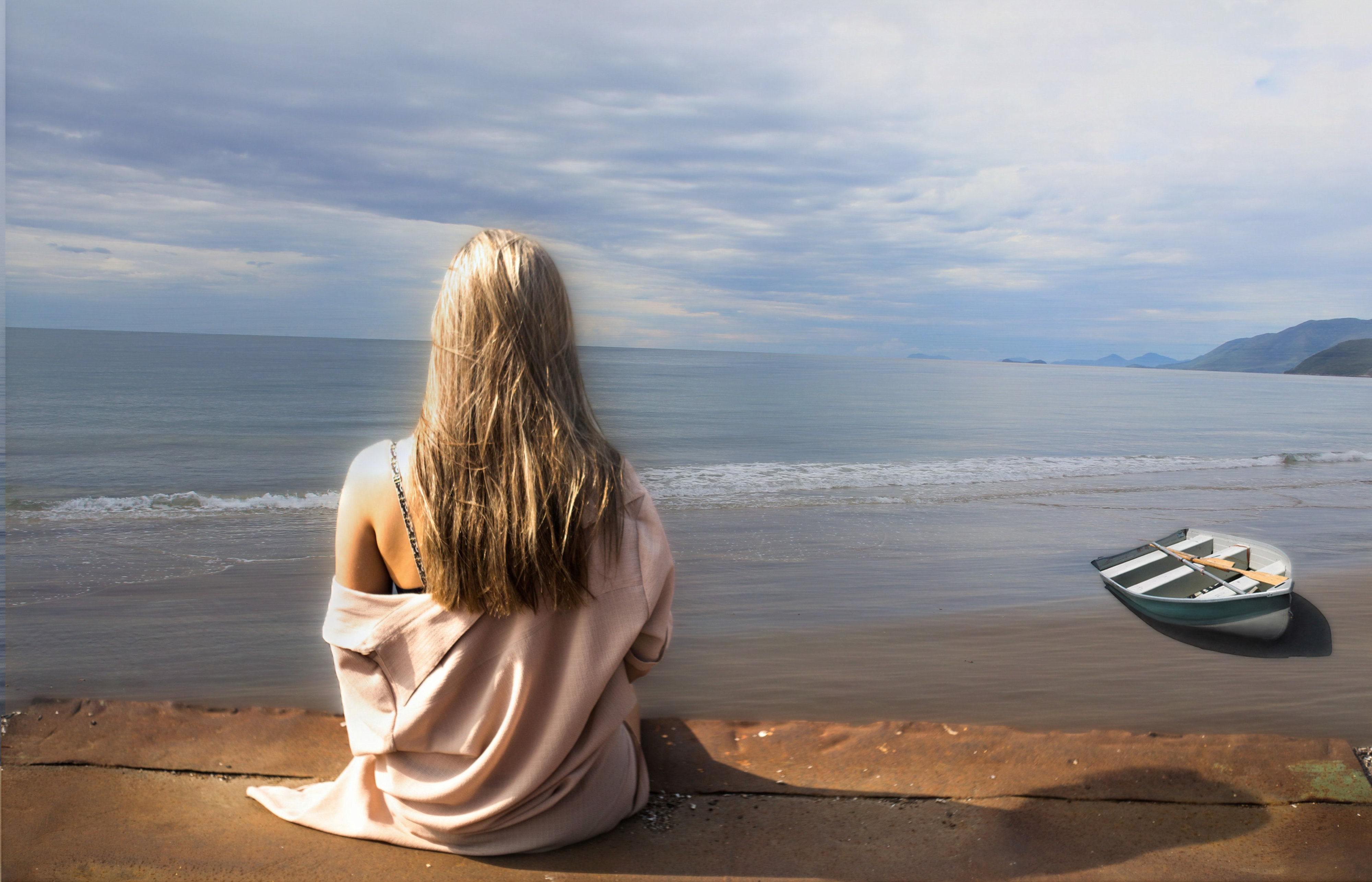 Gazing at the Sea by Dalidas-Art on DeviantArt